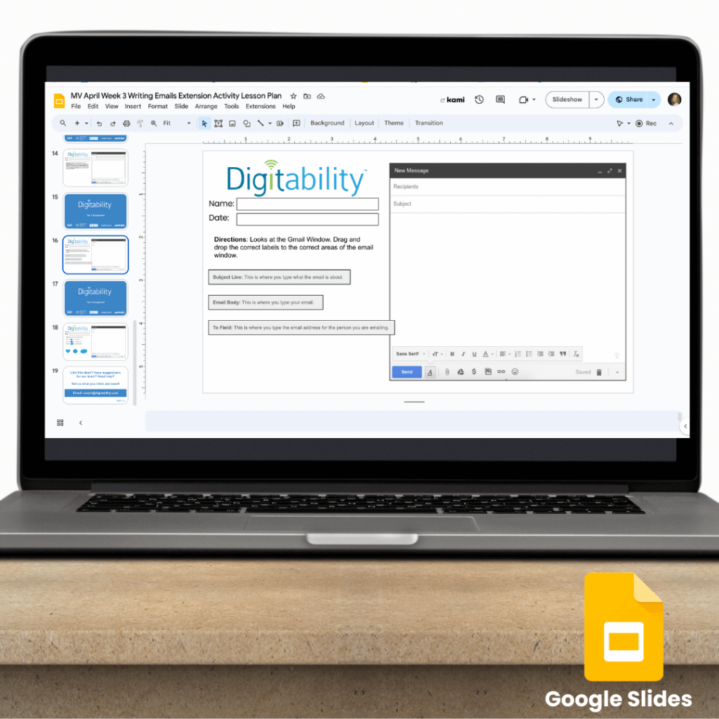 Digitability Free Resource | Writing Emails | Digitability