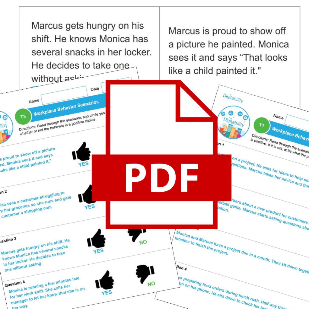 Digitability Free Resource | Workplace Behavior | Digitability