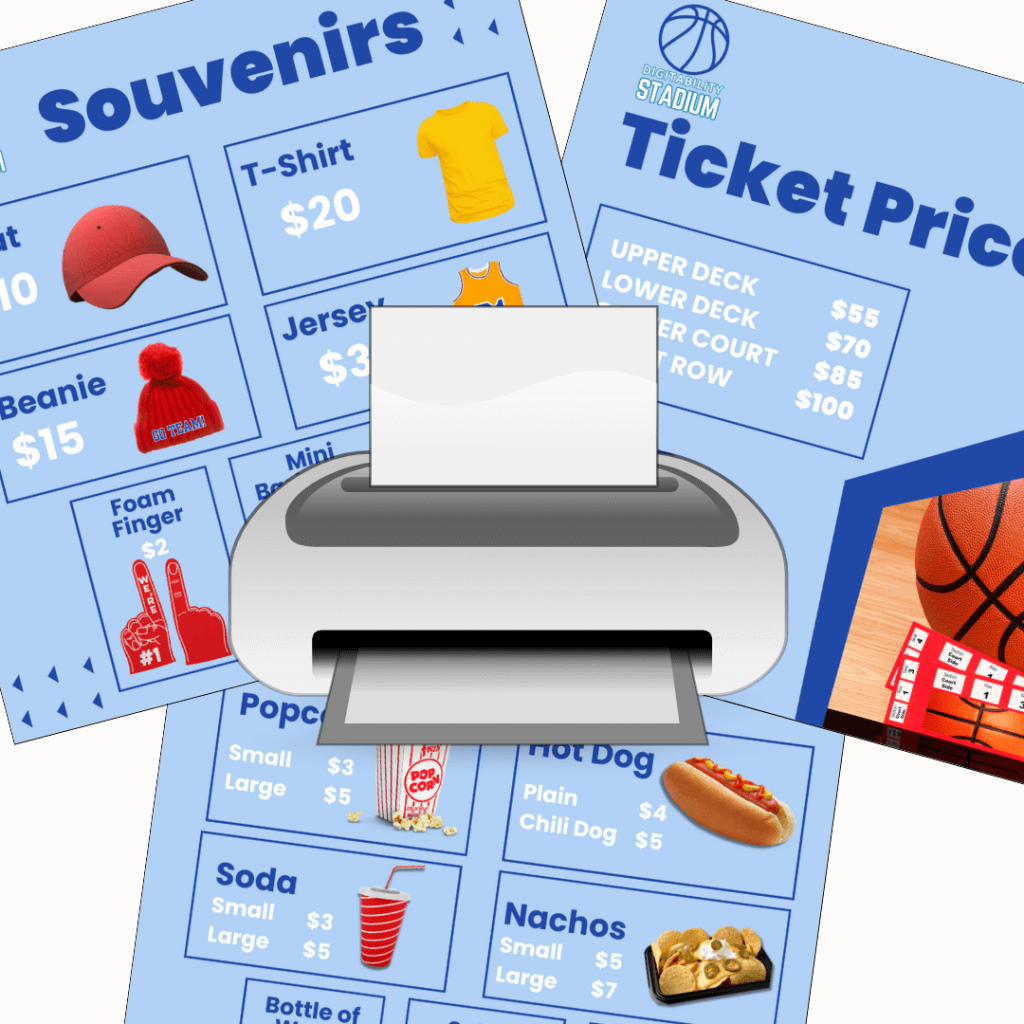 Digitability Free Resource | March Madness Math Activity | Digitability