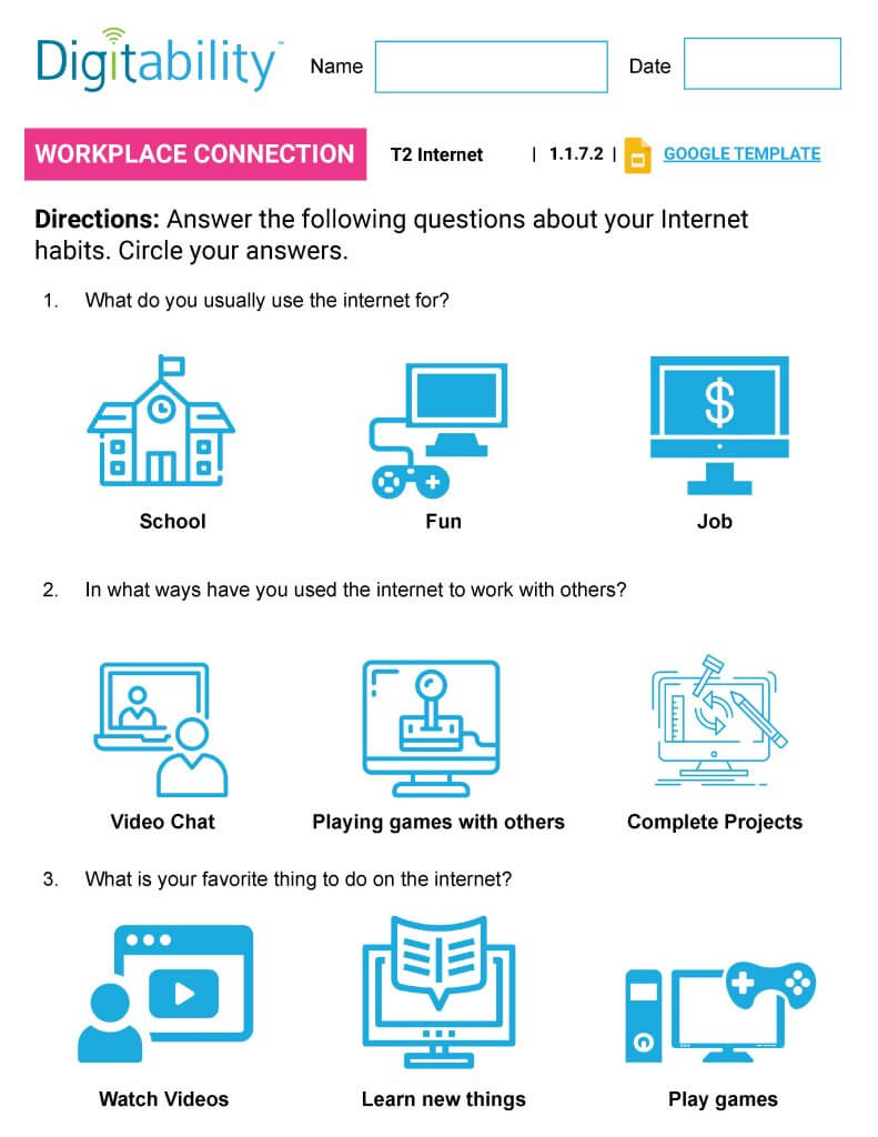 Differentiation in the Workplace Connections Activity | Digitability