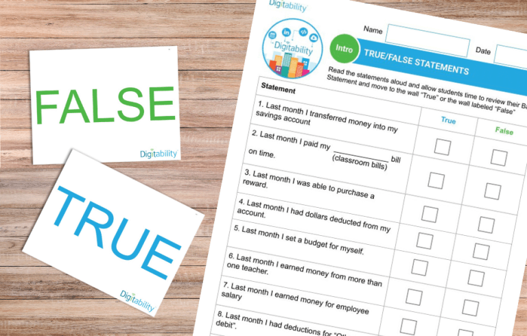 Digitability Free Resource | Behaviors and Consequences | Digitability